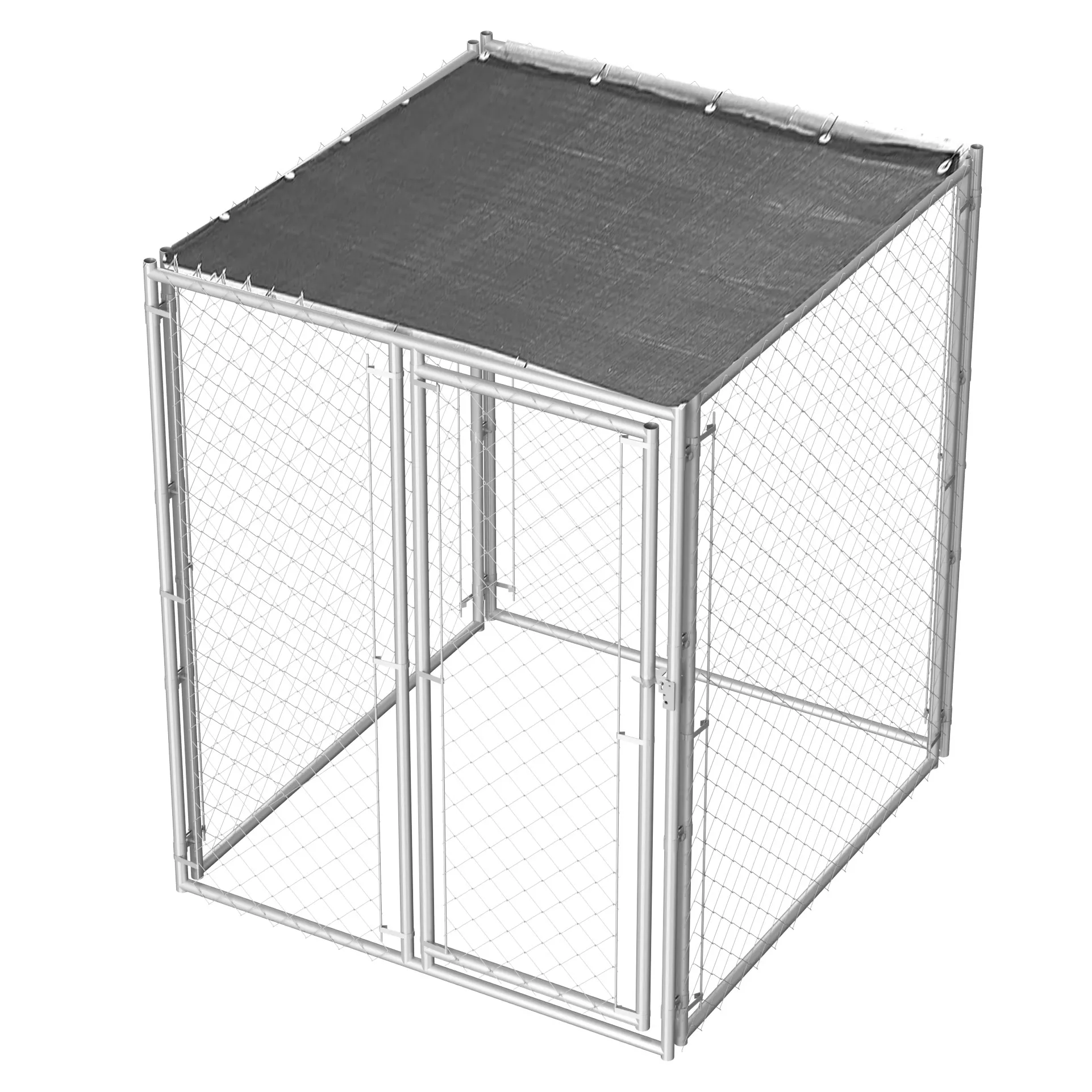 Fetch Covered Dog Run 2m x 2m - Dog Kennels & Runs - Pet Gear - Home ...