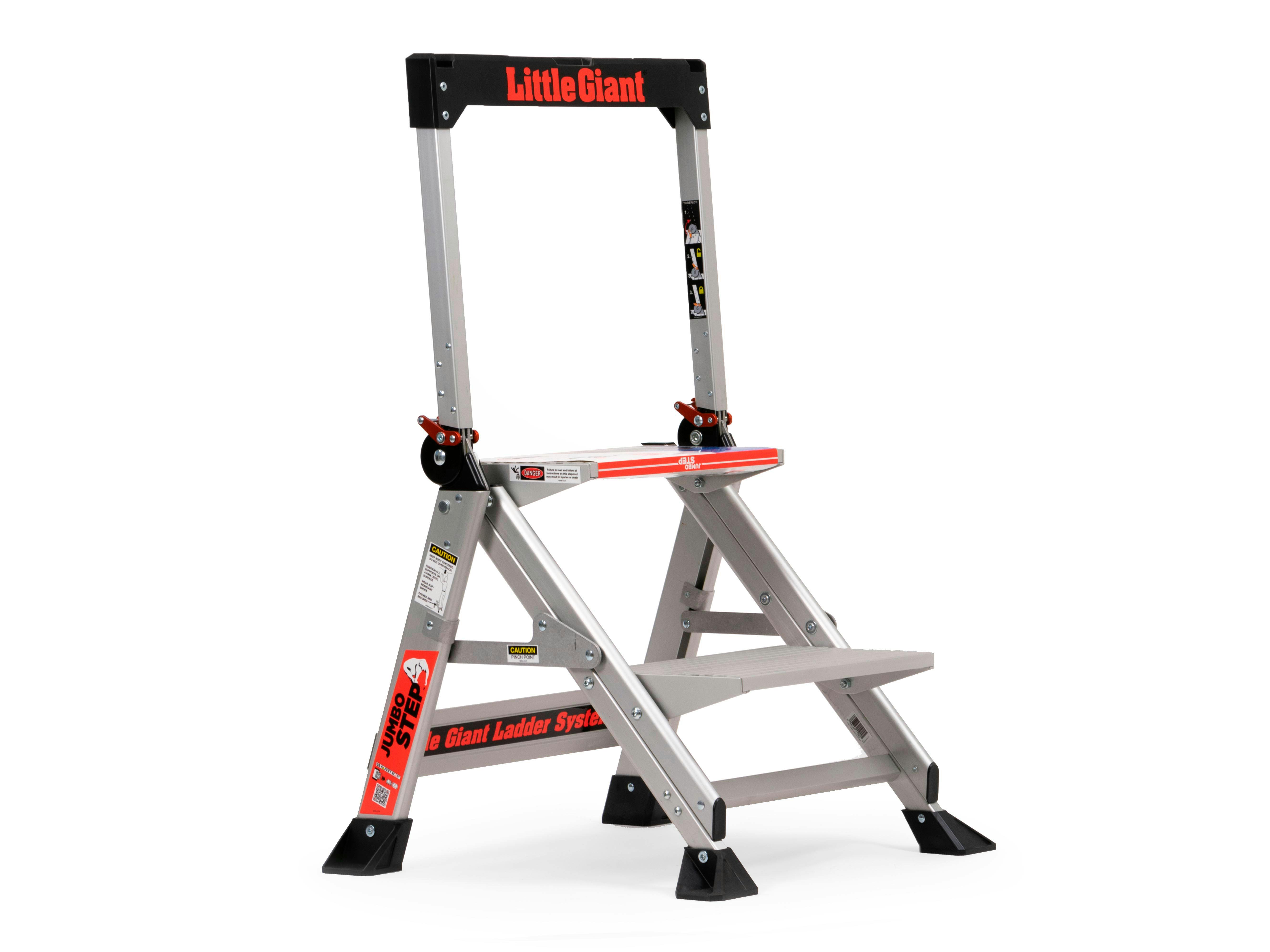 Little Giant Jumbo Step Ladder System 2-Step - Step - Ladders - Ladders ...