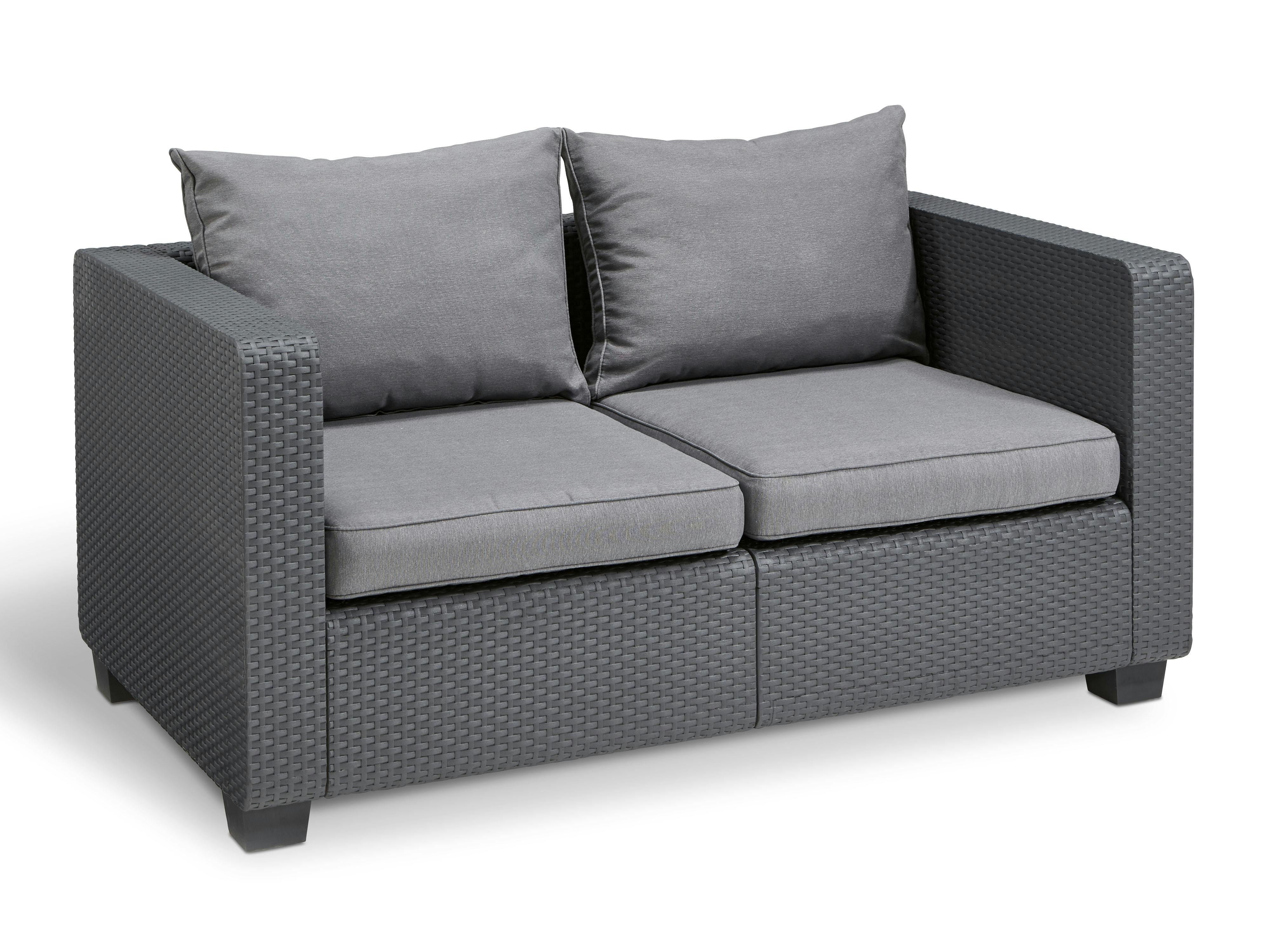 Keter Salta 2 Seater Graphite - Lounge Sets - Outdoor Furniture - Home ...
