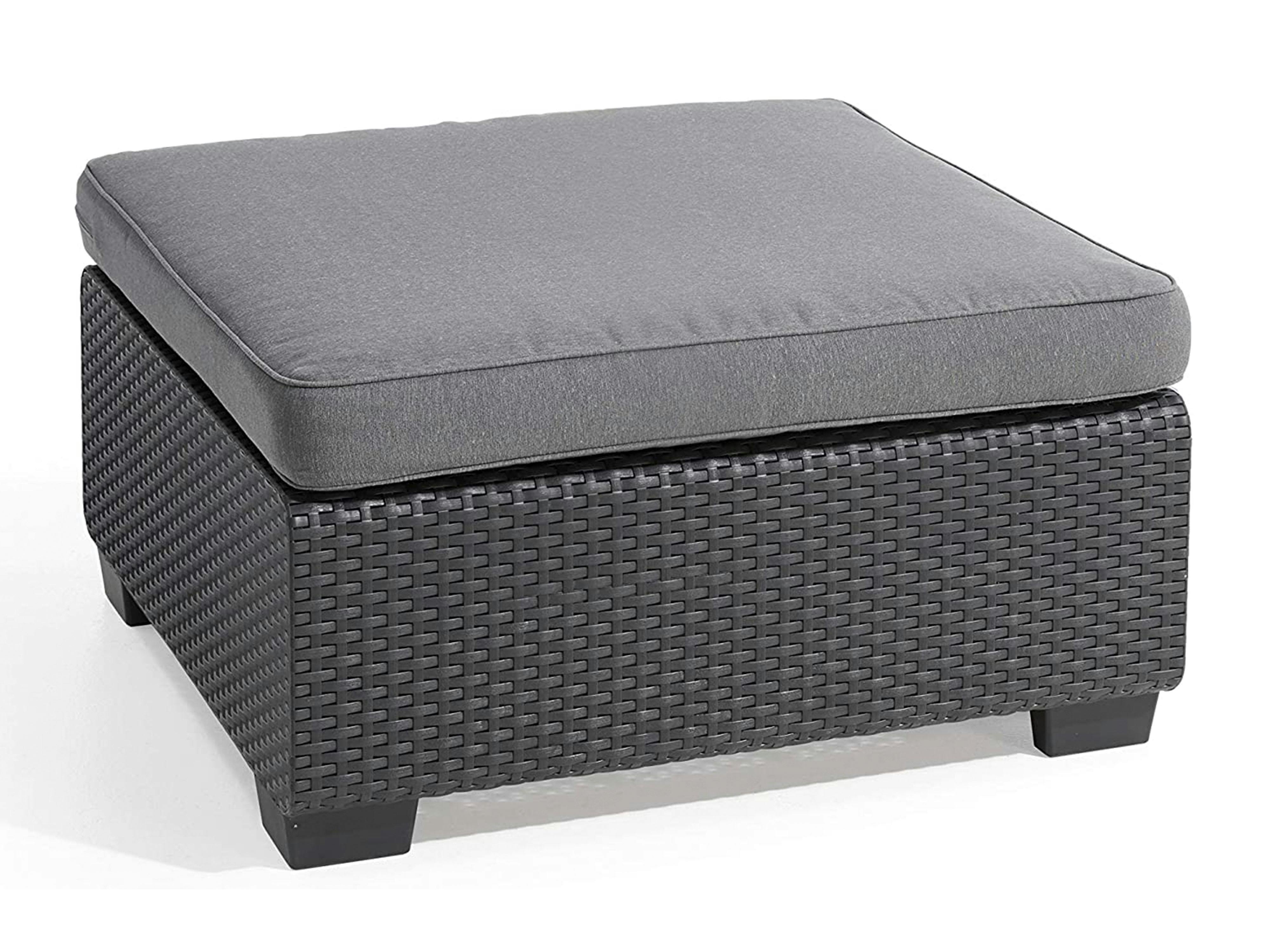 Keter Salta Ottoman Graphite Lounge Sets Outdoor Furniture Home Outdoor Living at Trade Tested