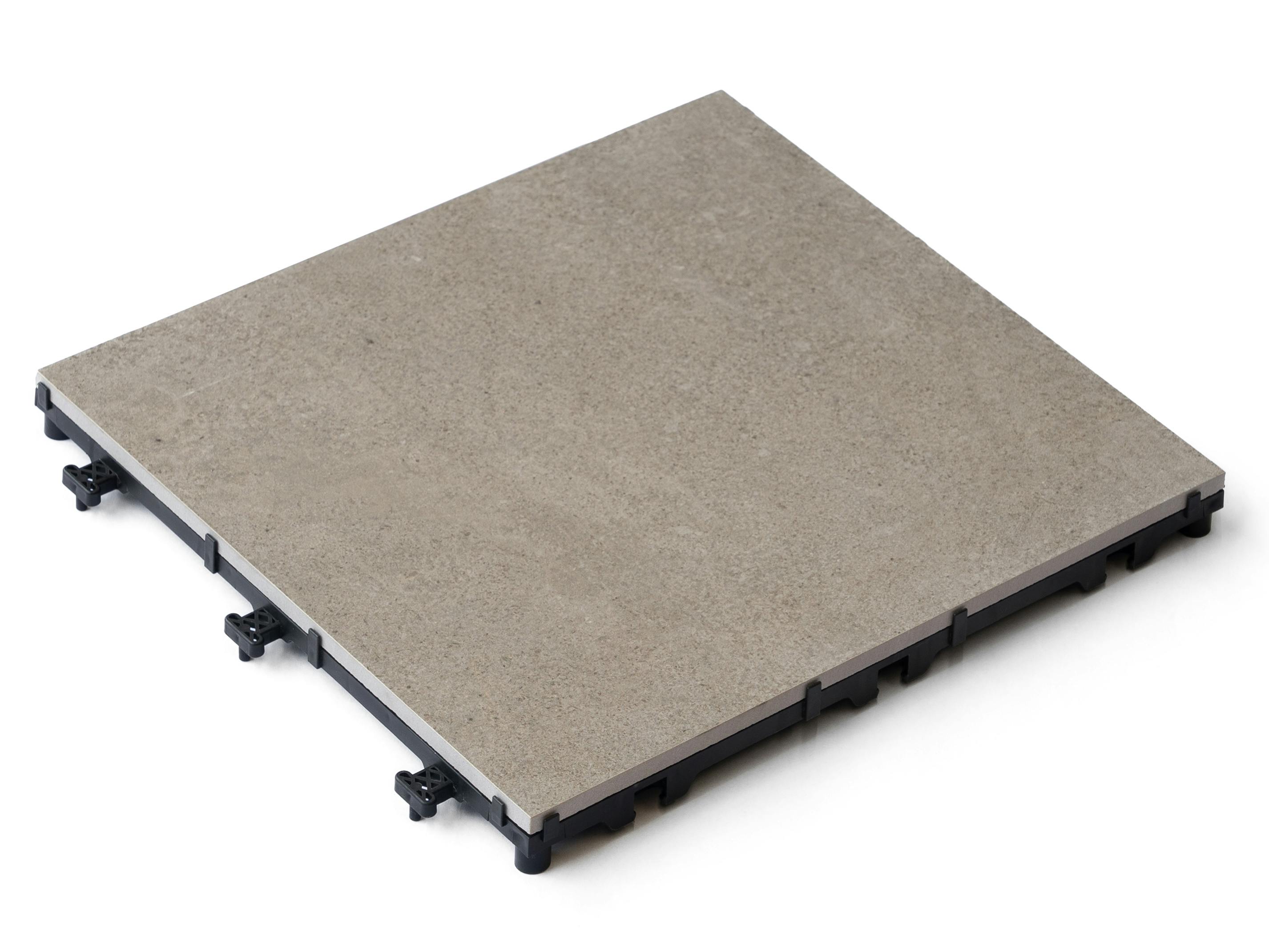 Outdoor Ceramic Deck Tiles Grey - Pack of 10 - Outdoor Deck Tiles ...