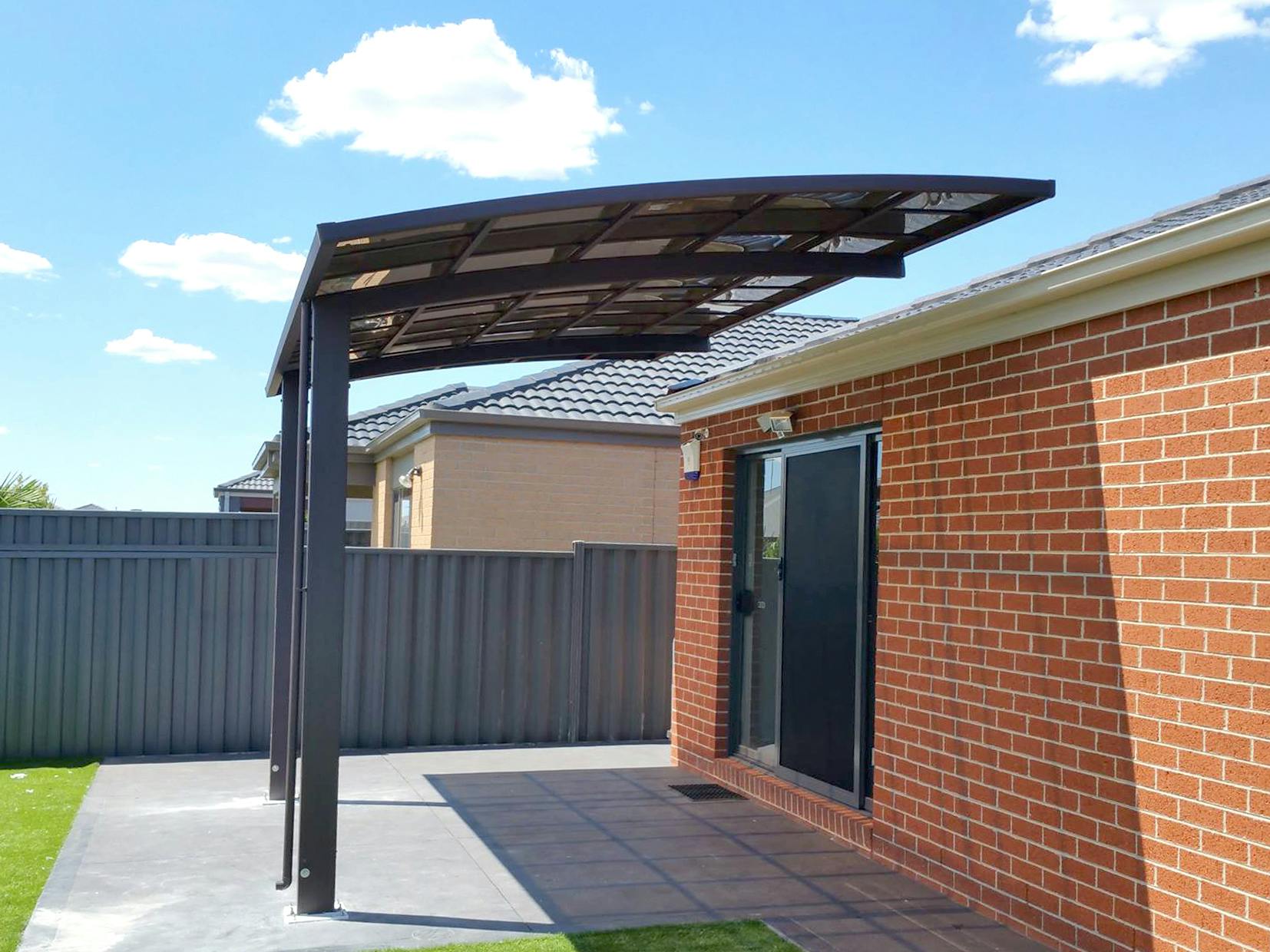 Cantilever Patio Cover 3.0m x 5.5m - Fixed Roof - Patio Covers - Shade ...