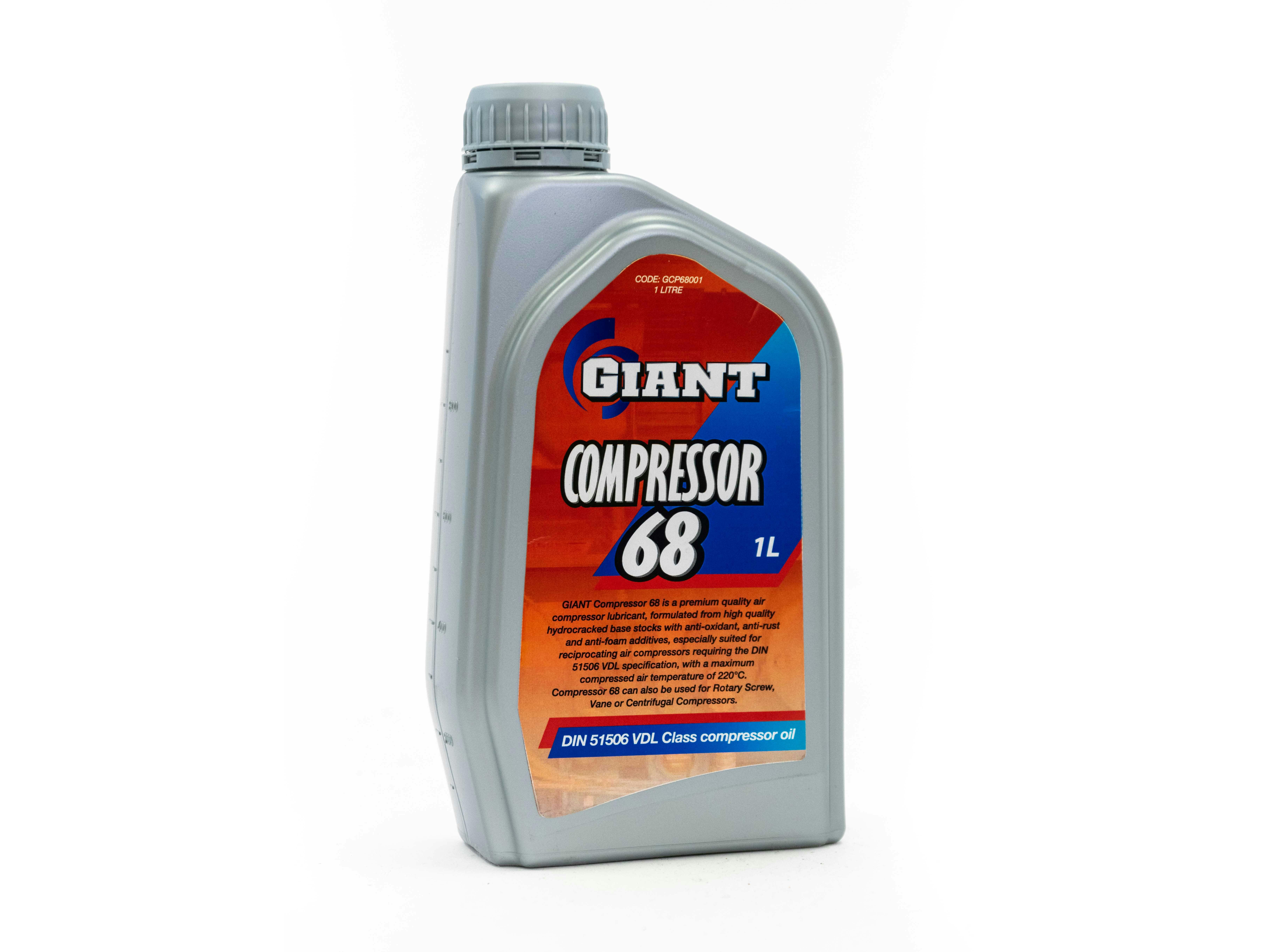Giant Compressor Oil 68 1L - Accessories - Air Compressors - Tools ...