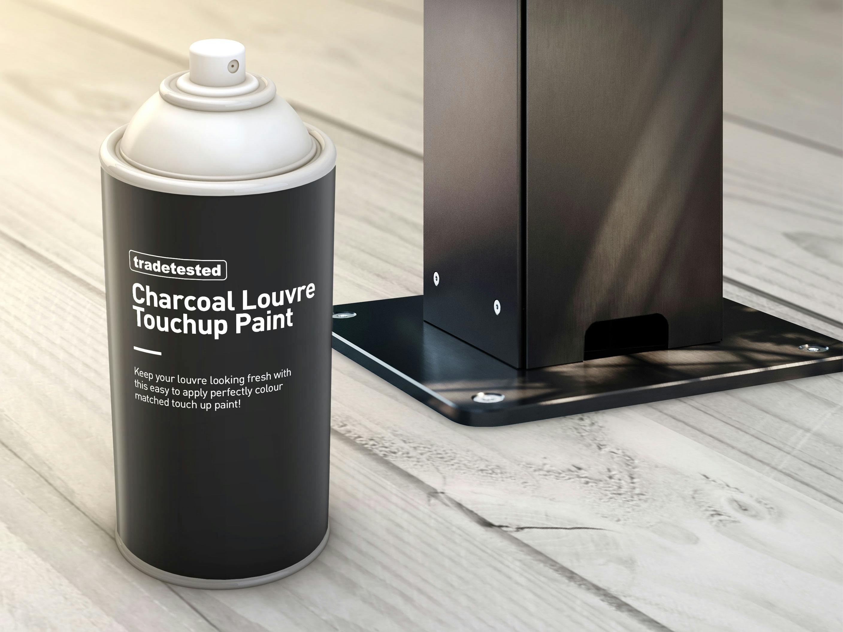 Touch-up Paint Louvre Roof System 500ml - Charcoal - Louvre Roof ...