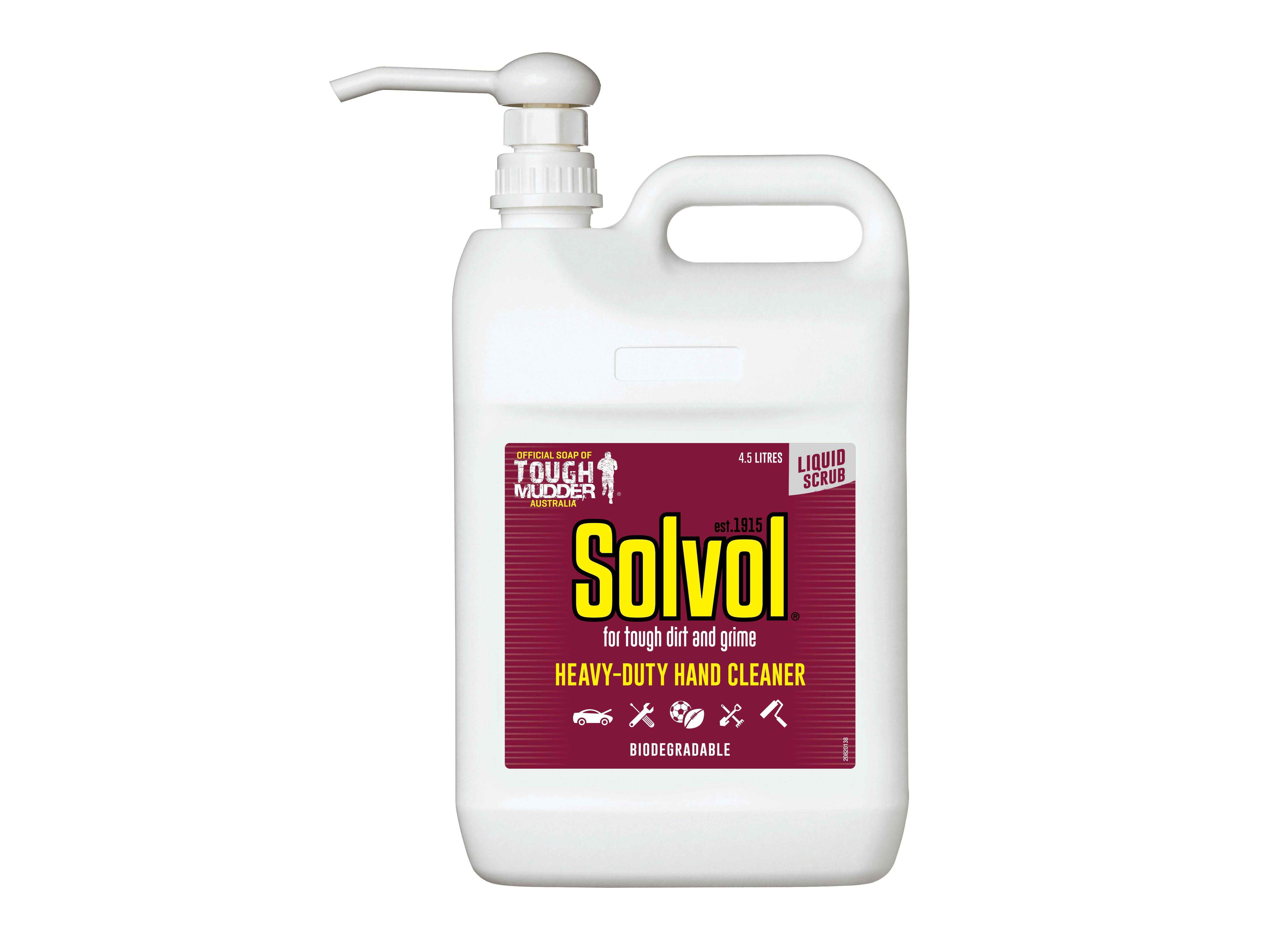 Solvol Heavy Duty Hand Cleaner 4.5L - Cleaning Products - Tools ...