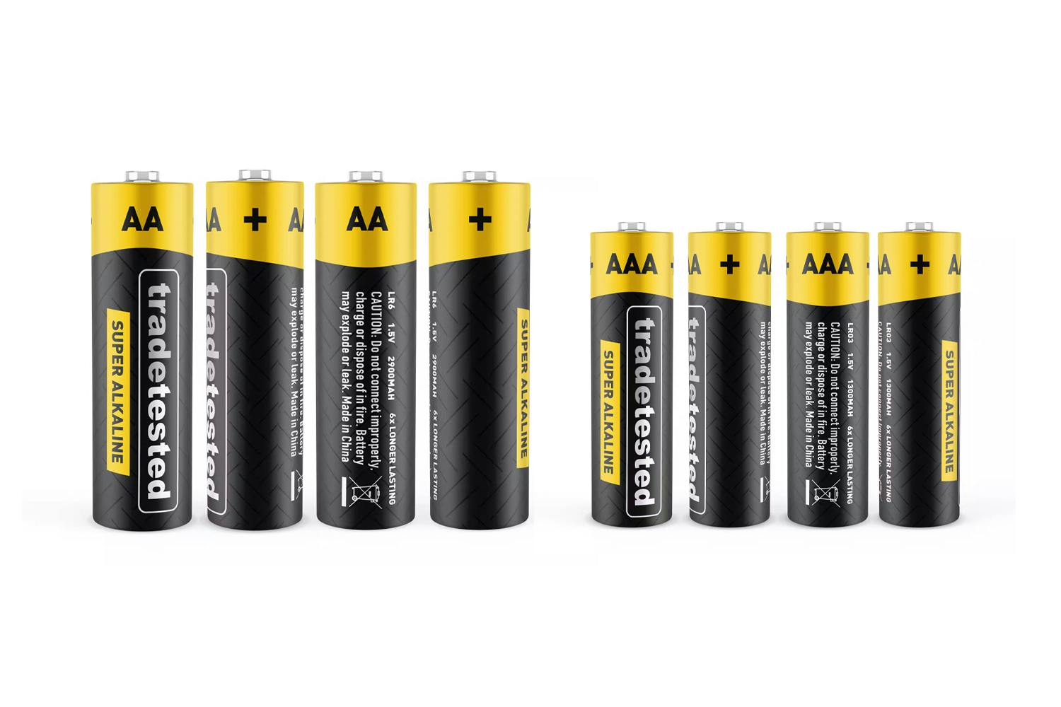 AA + AAA Super Alkaline Battery Combo - 2 x 48 Pack - Batteries ...