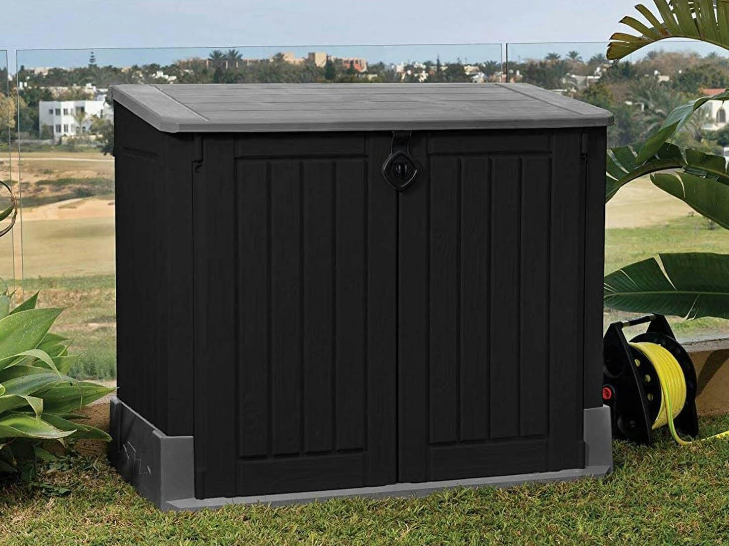 Keter Store it Out Midi 845L Black - Cushion Storage Boxes - Storage ...