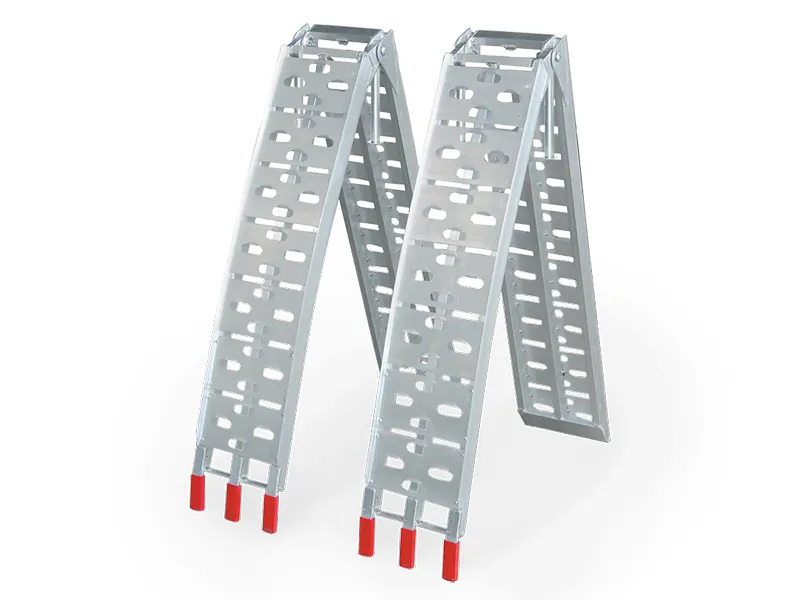 ATV & Motorcycle Arched Loading Ramps with Support Legs - Pair ...
