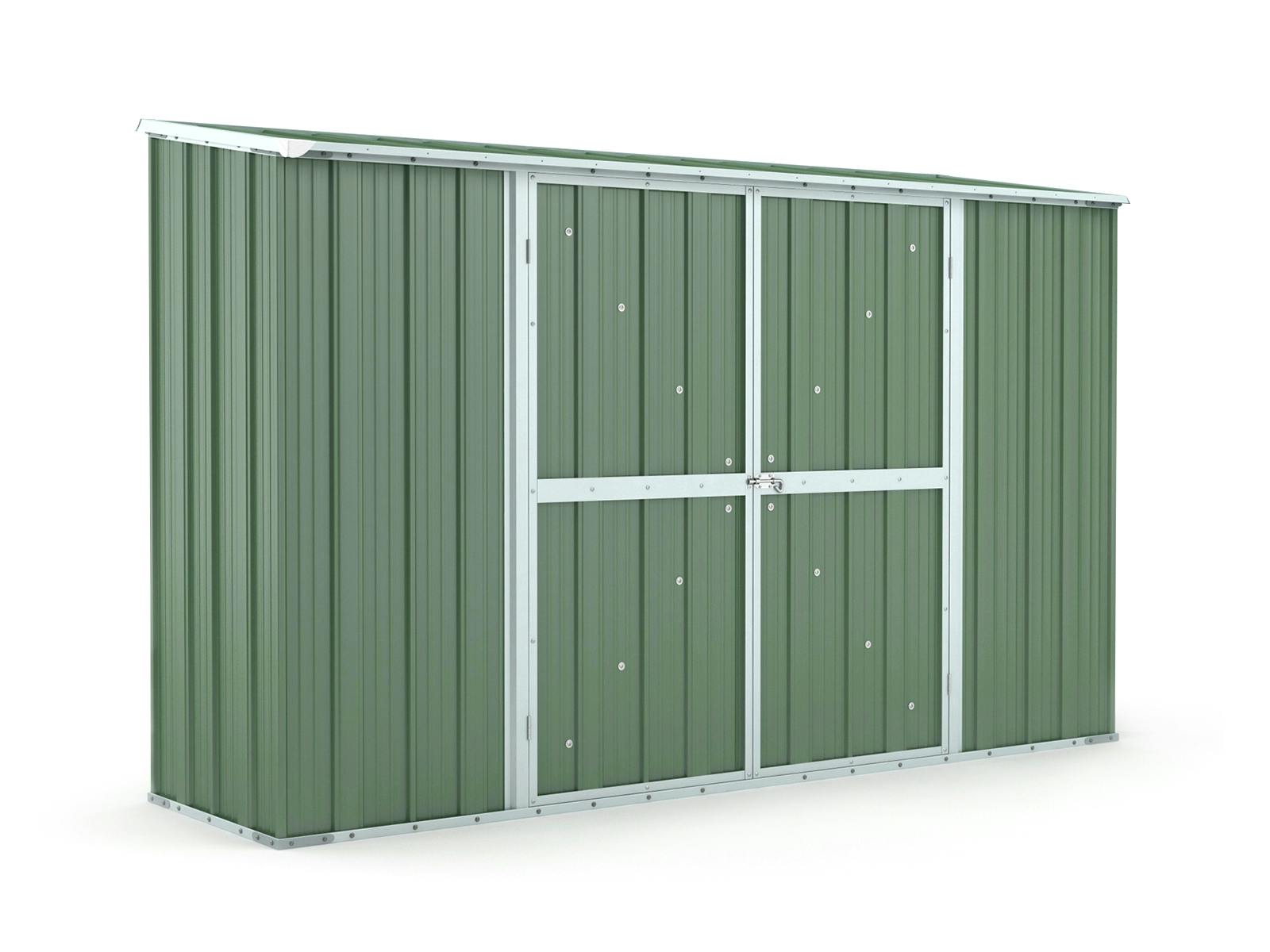 Garden Shed 3.07m x 0.79m x 1.92m Rivergum - 3.07m x 0.79m - Steel ...