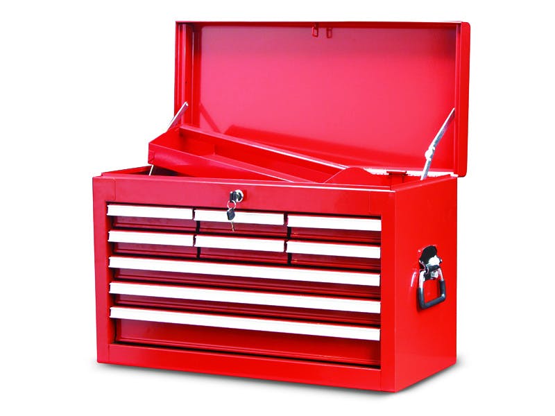 Top Tool Chest 9 Drawer 27" Series Red - Tool Cabinets & Chests - Tool ...